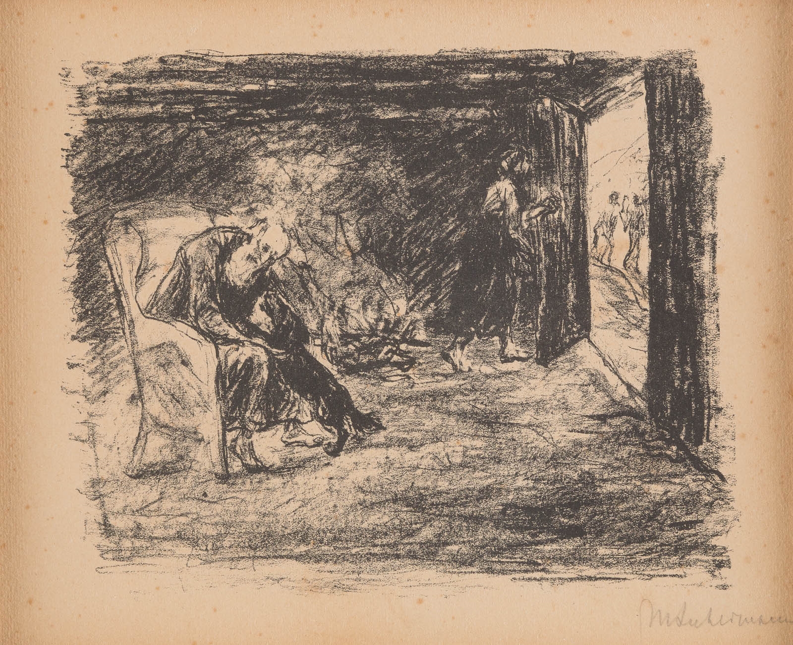 Max Liebermann | Albert Einstein (1925) | MutualArt