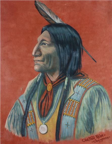 Louis Shipshee | Chief Wolf Robe - Cheyenne (1898) | MutualArt