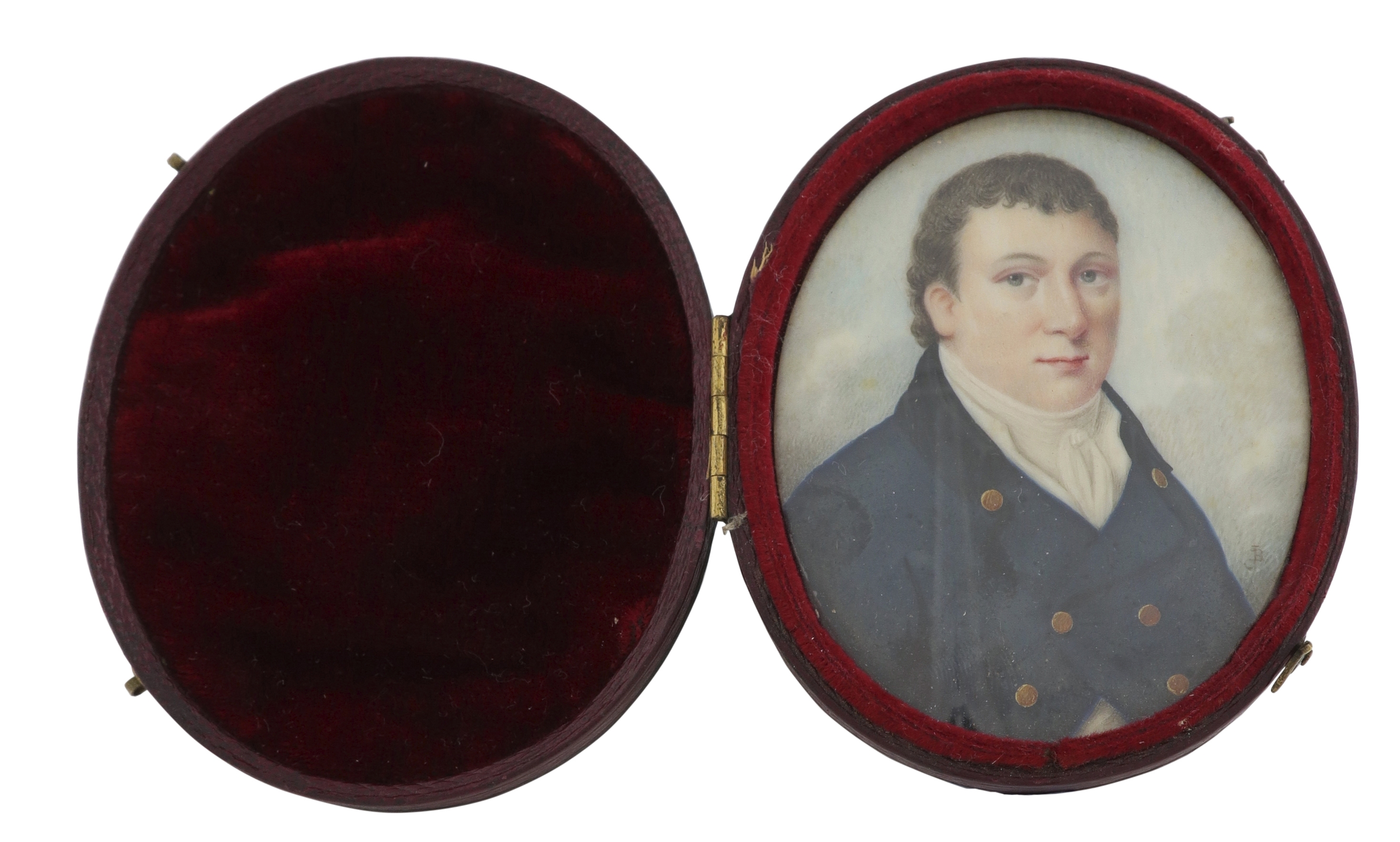 Joseph Bowring | Portrait miniature of a gentleman | MutualArt