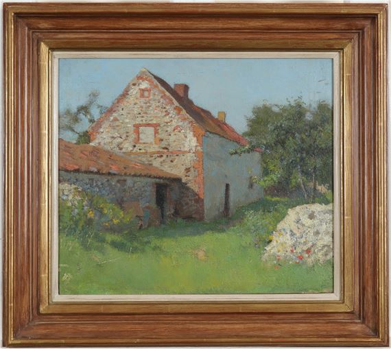 George Clausen | Farm buildings | MutualArt
