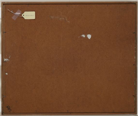 Fritzner Lamour | View of a coastal town | MutualArt