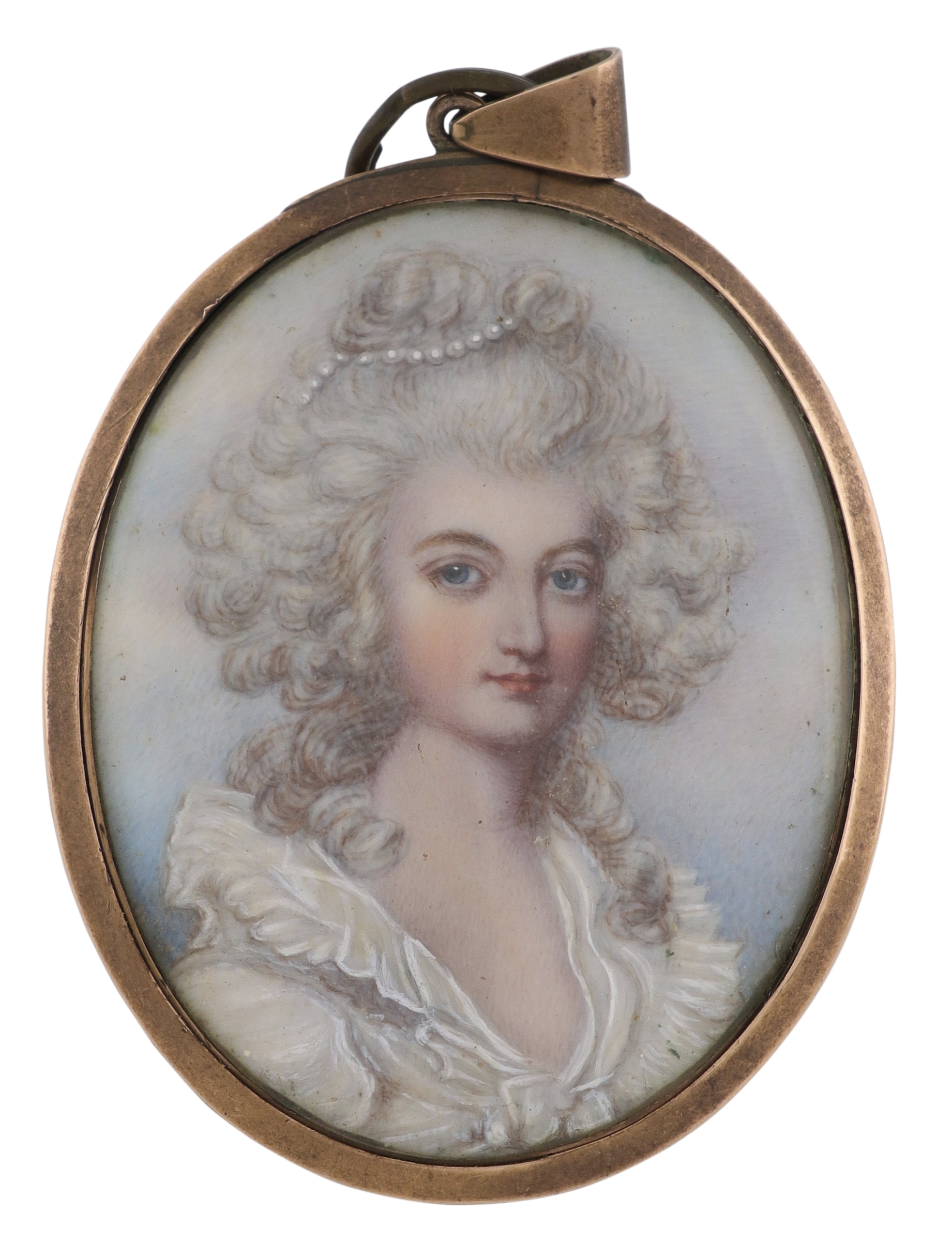 Richard Cosway | Portrait miniature of a lady | MutualArt