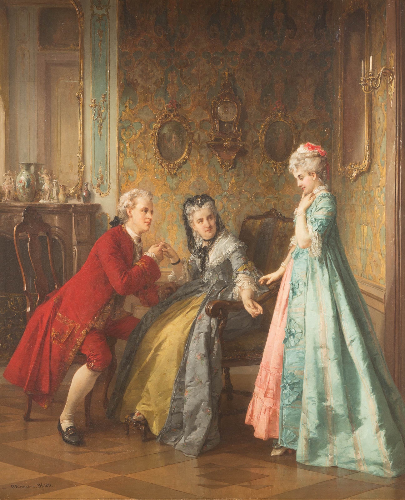 Otto Erdmann | The Arrangement (1871) | MutualArt