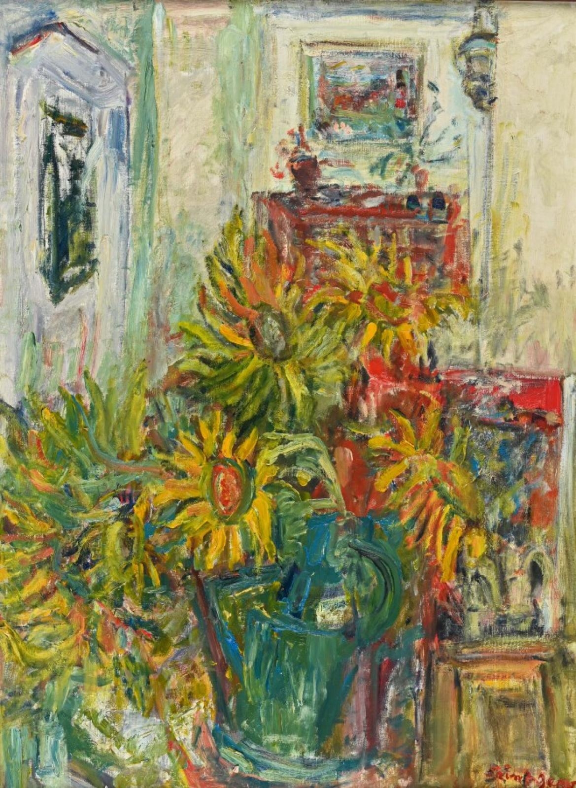 Marcel Saint-Jean | Nature morte aux tournesols | MutualArt