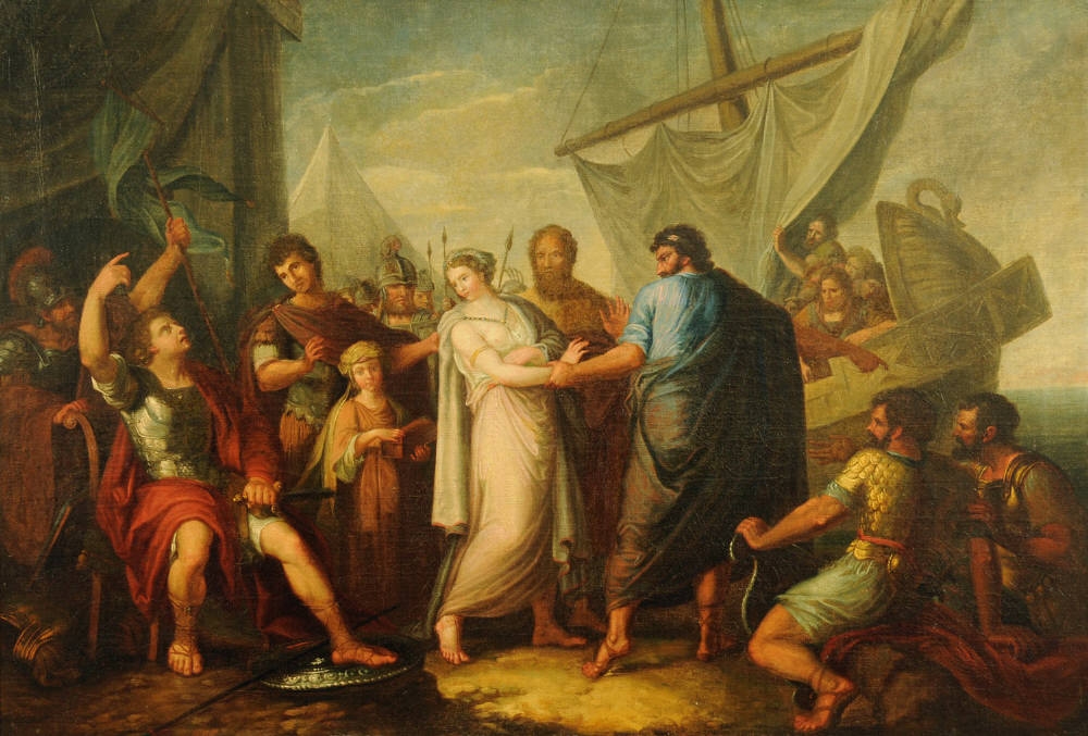Gavin Hamilton | The Anger of Achilles for the Loss of Briseis | MutualArt