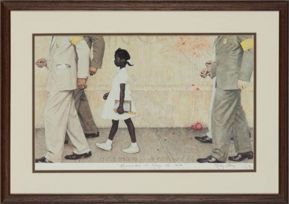 Norman Rockwell | The Problem We All Live With | MutualArt