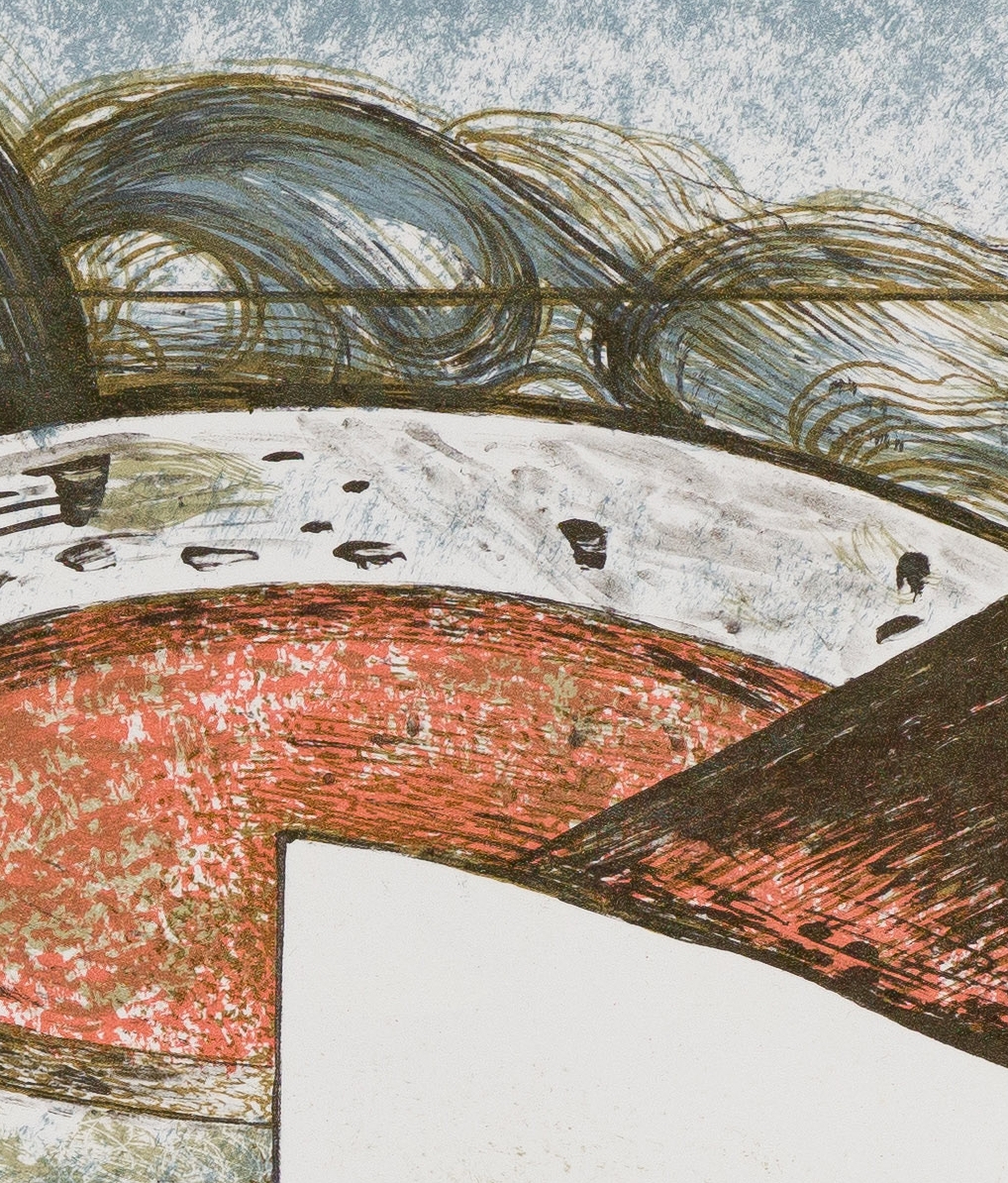 Baldinelli Armando | Abstract Figure in an Interior (1960) | MutualArt