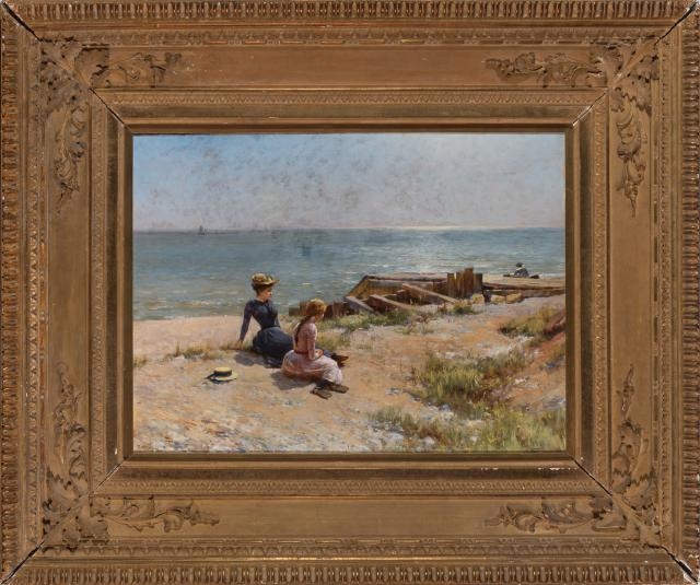 Alfred Augustus Glendening Jr. | By the Seaside, (1892) | MutualArt