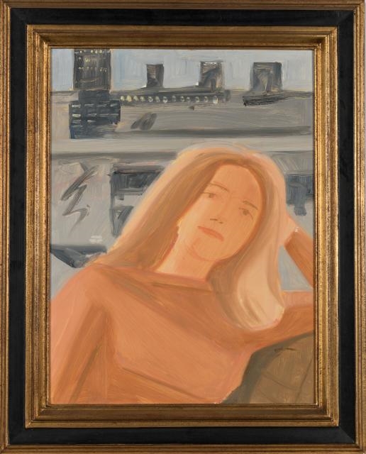 Alex Katz | Portrait of Maxine Groffsky (1980) | MutualArt