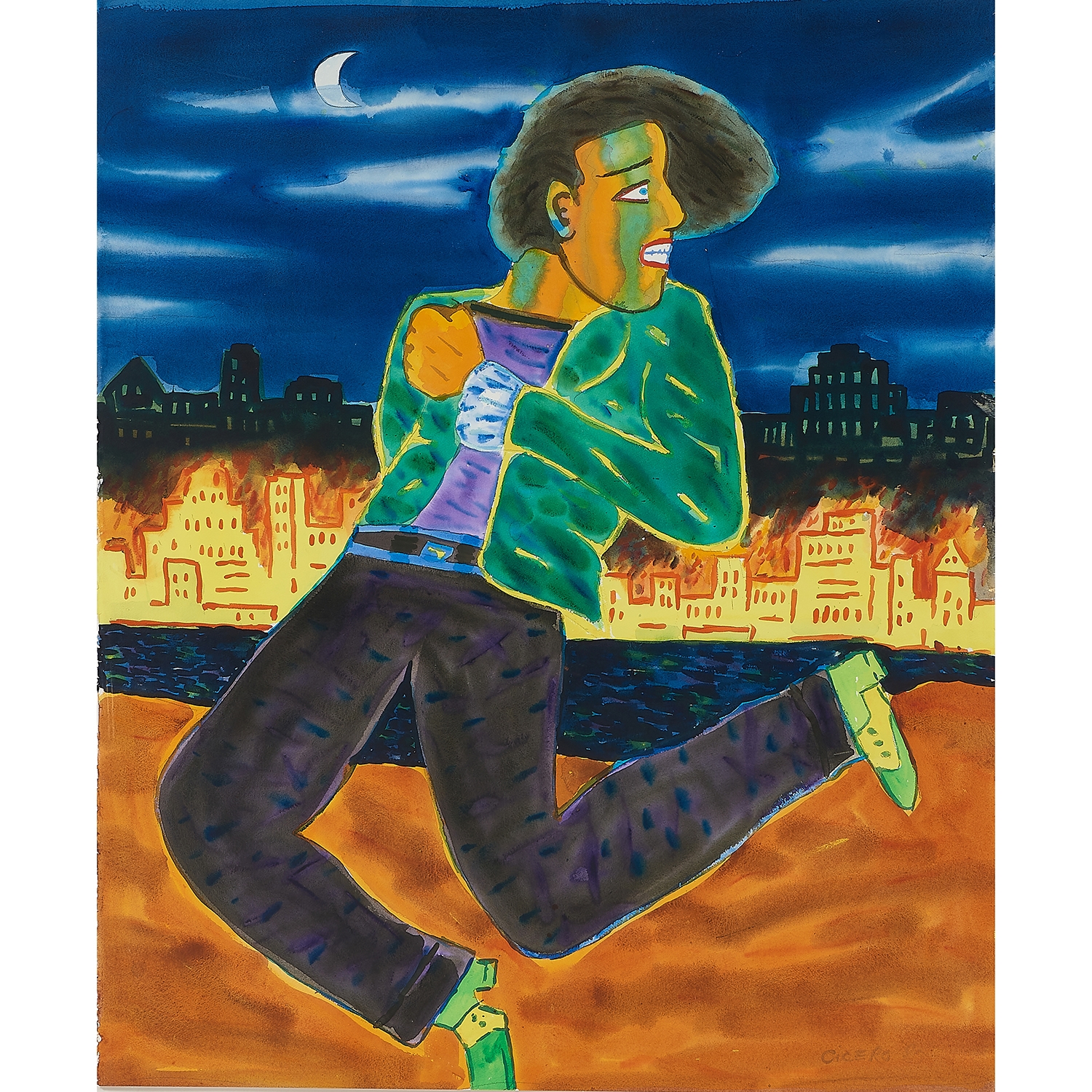 Carmen Cicero | Fire (1986) | MutualArt