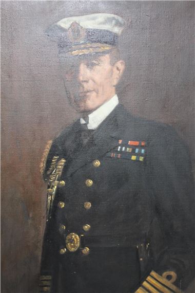 George Fiddes Watt | three quarter length portrait of Vice Admiral Sir ...