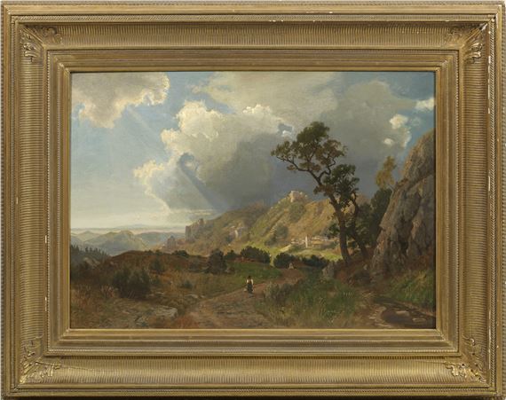 Carl Gustav Rodde | Süddeutsche Berglandschaft (1883) | MutualArt