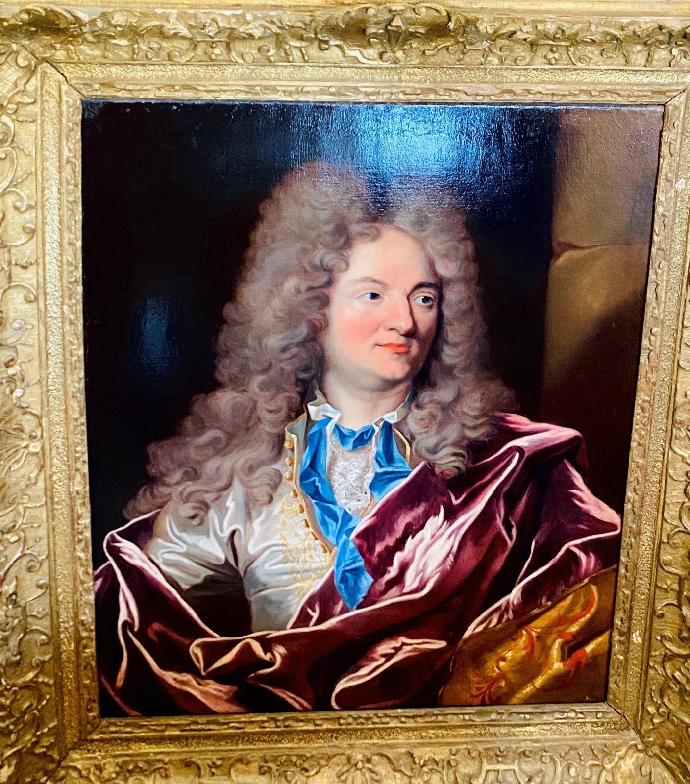 Hyacinthe Rigaud | Portrait de Jean-François de La Porte | MutualArt