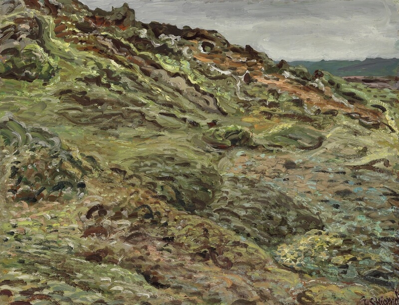 Jóhannes Kjarval | Landscape from Thingvalla, Iceland | MutualArt