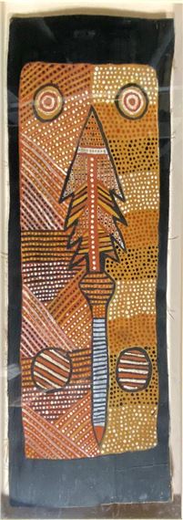 Patrick Freddy Puruntatameri | Ceremonial Spear Design | MutualArt