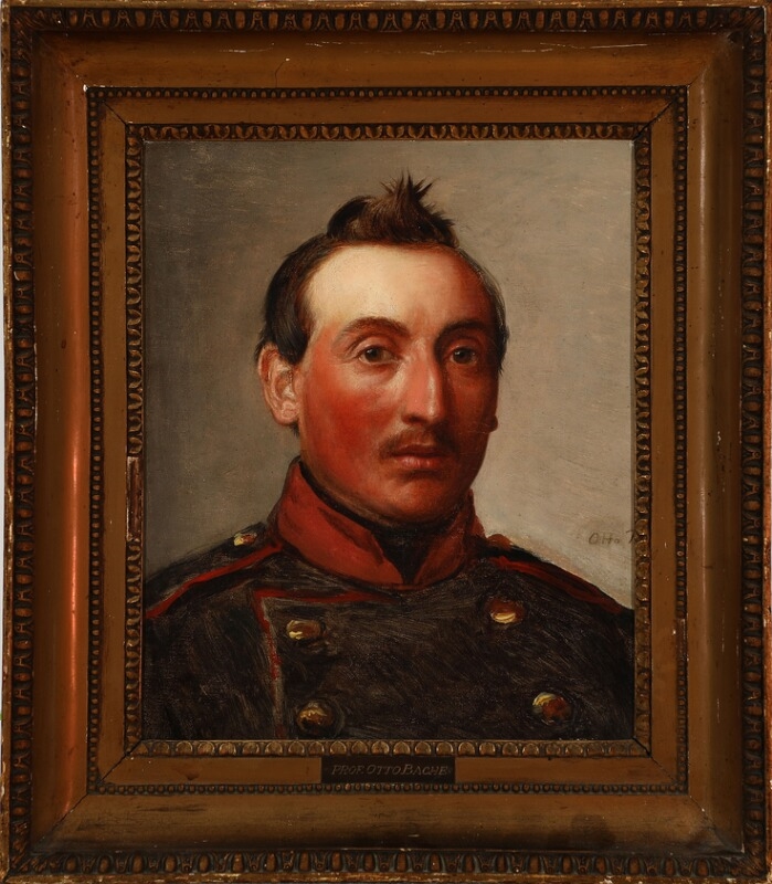 Otto Bache | Portrait of the orderly of judge advocate Lars Bache ...