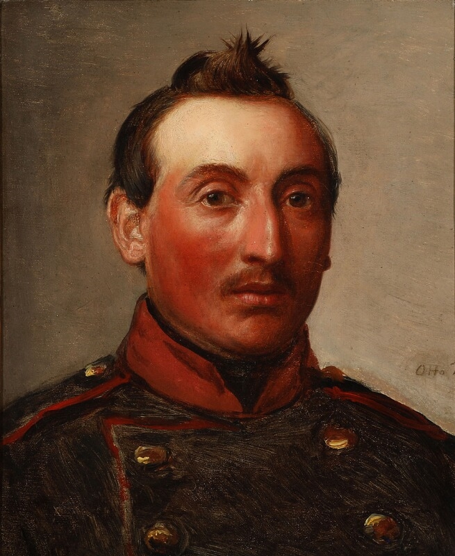 Otto Bache | Portrait of the orderly of judge advocate Lars Bache ...