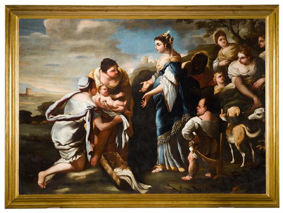 Luca Giordano | THE FINDING OF MOSES | MutualArt