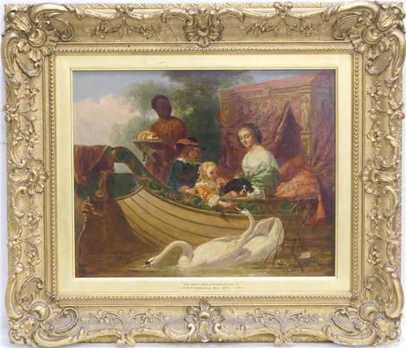 Frederick Goodall | The happy days of Charles I | MutualArt