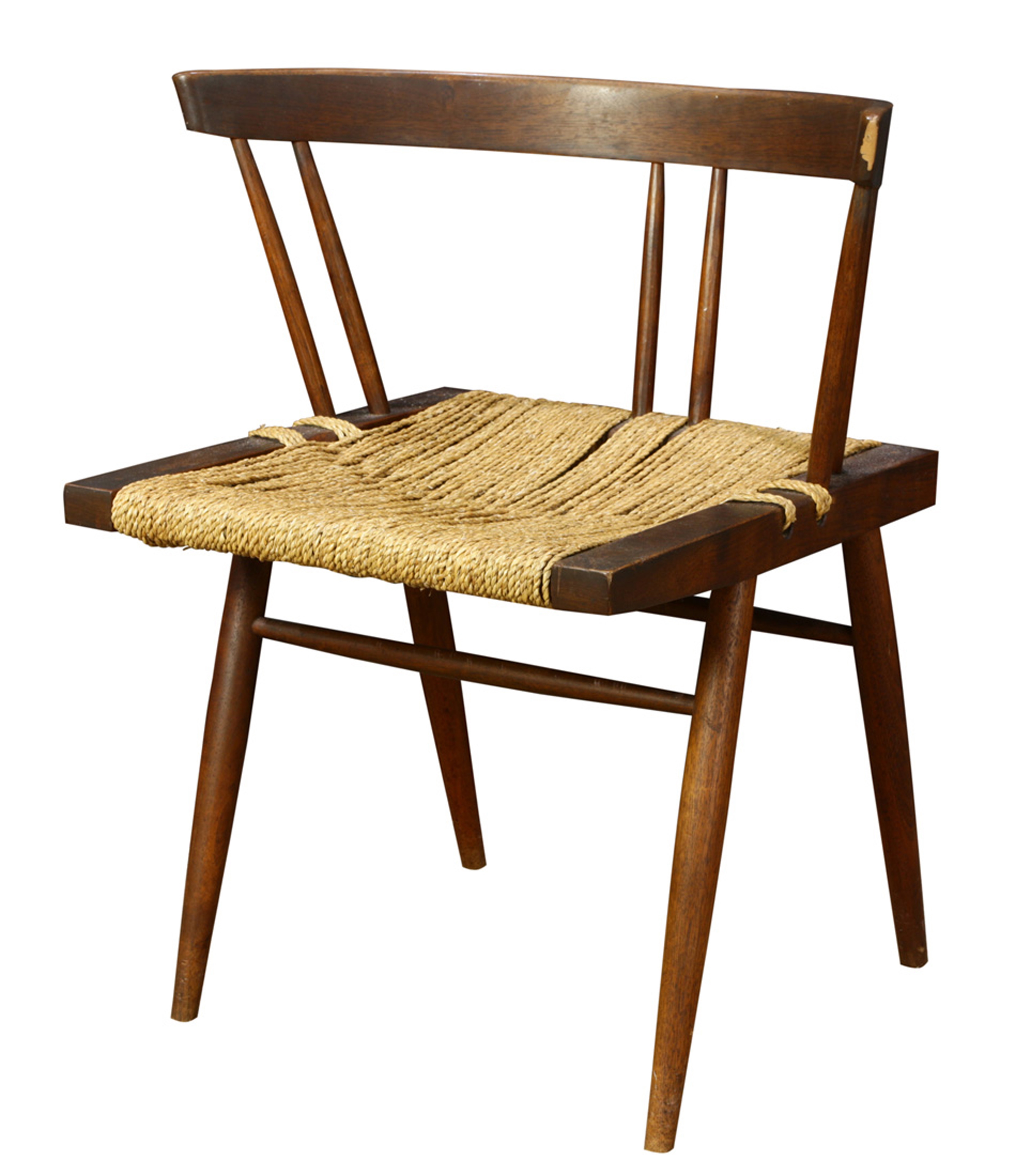 George Nakashima | Nakashima Studio set of six Grass-Seated chairs ...