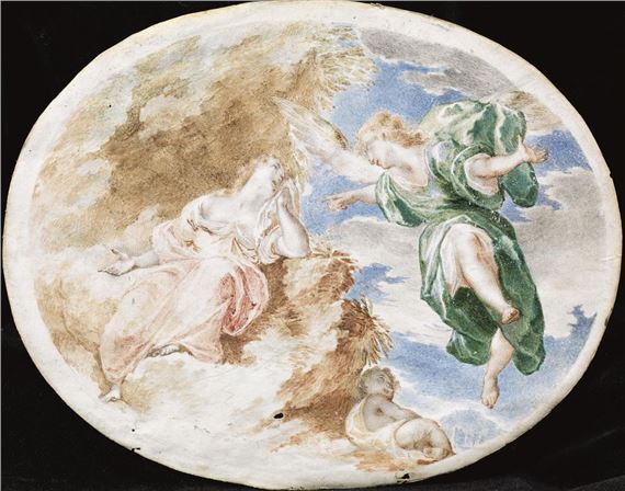 Italian School, 18th Century | APPARIZIONE DI UN ANGELO | MutualArt