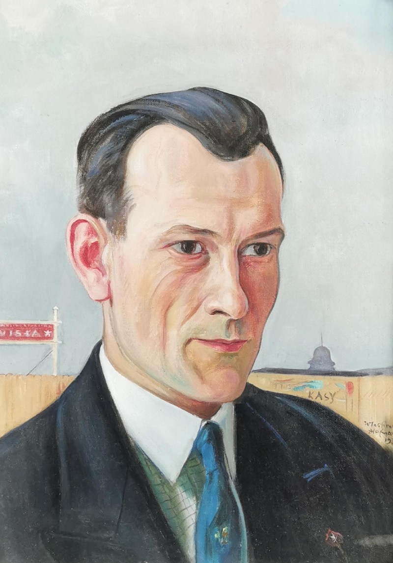 Vlastimil Hoffman | Jerzy Antoni Potocki przed stadionem Wisły w ...
