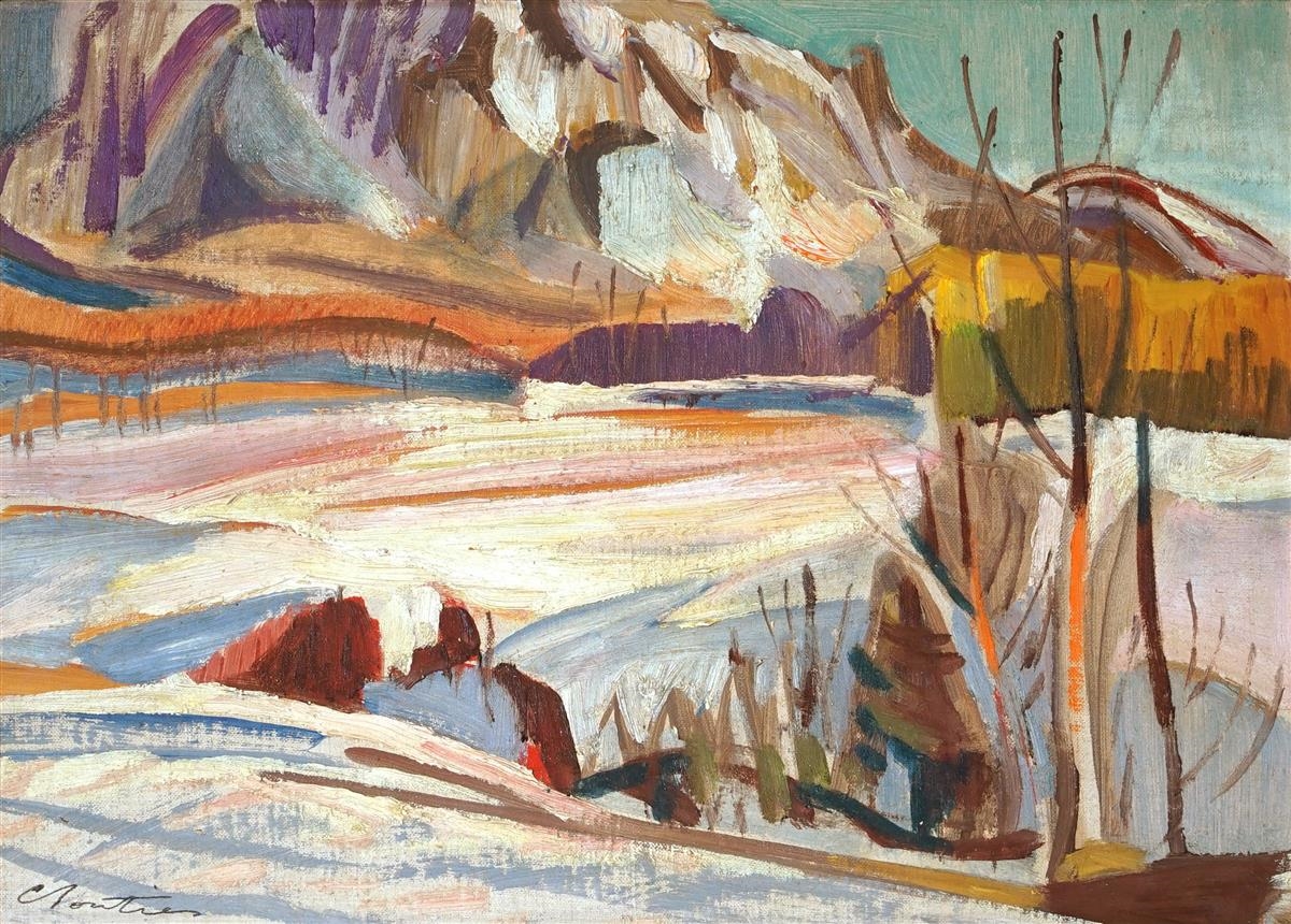 Albert Cloutier | Landscape- Piedmont near Quebec | MutualArt
