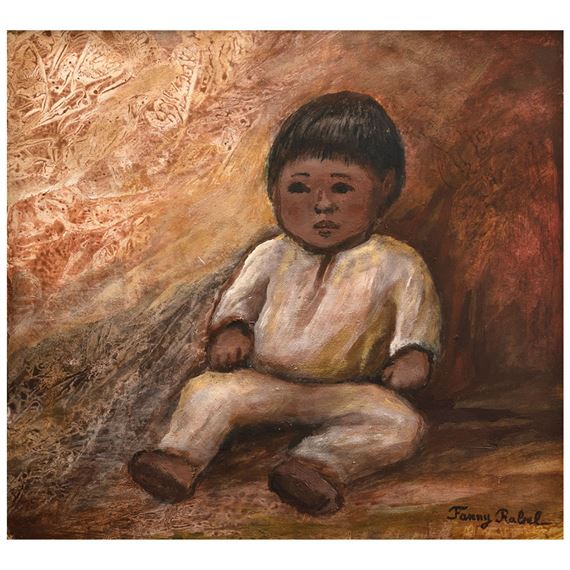 Fanny Rabel | Niño sentado | MutualArt