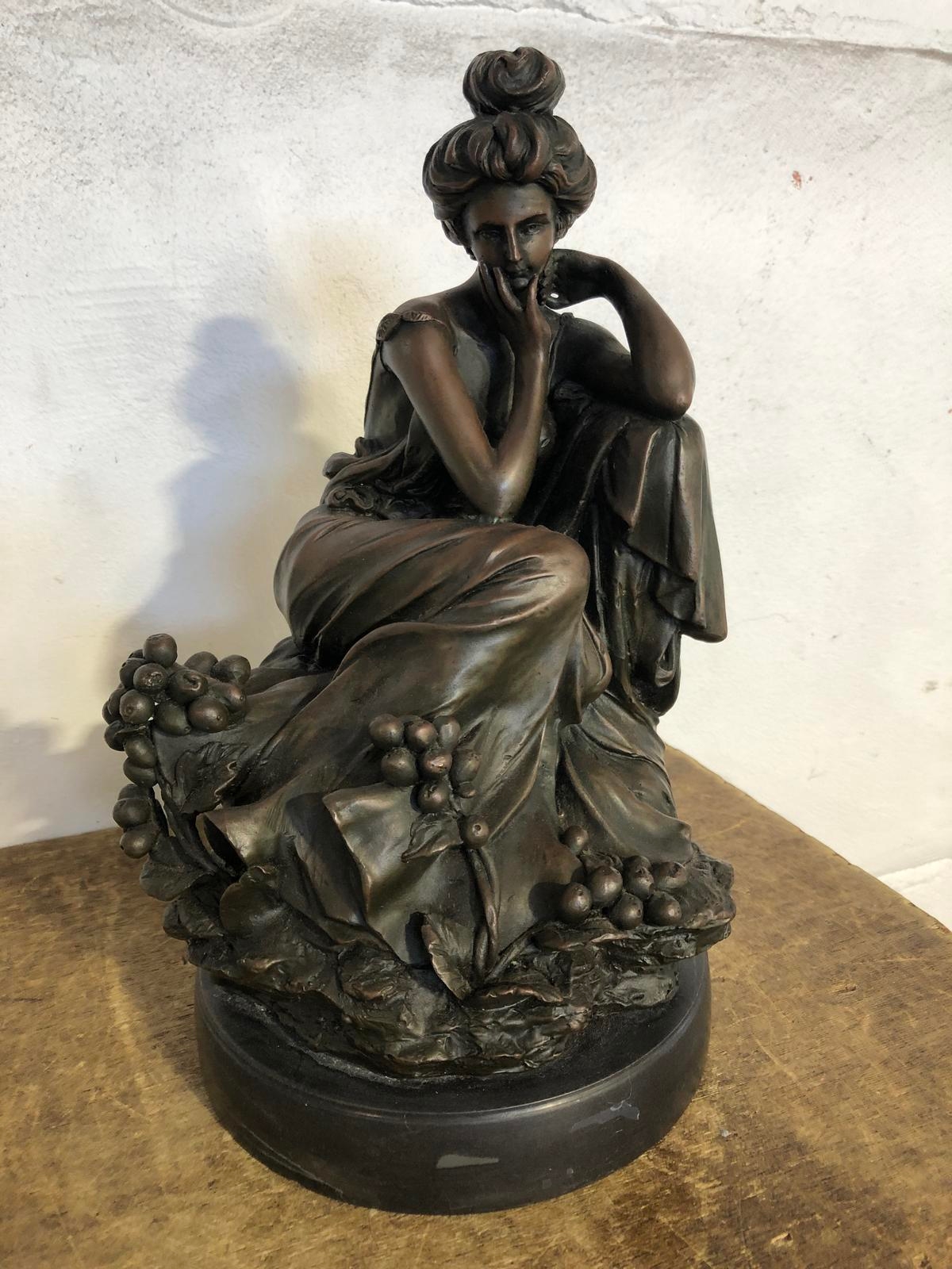 Jean Patoue | Seated Woman with Grapes | MutualArt