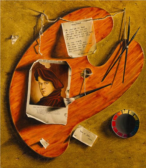 Gary T. Erbe | Self Portrait #3 Trompe-l'œil (1968) | MutualArt