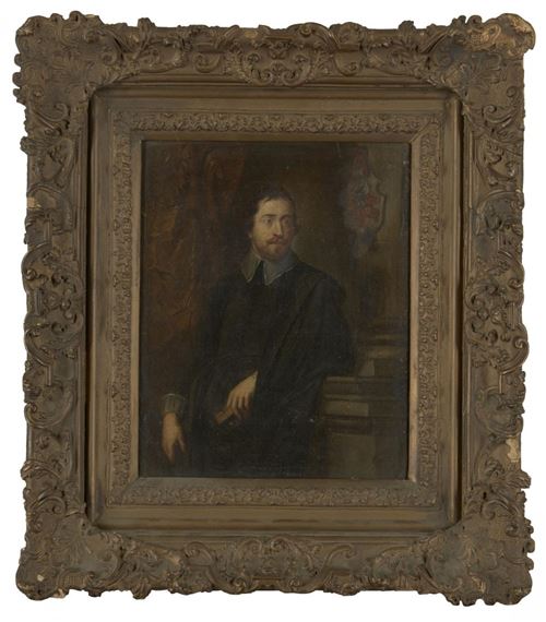 Adriaen Hanneman | Portrait of a man holding a book | MutualArt