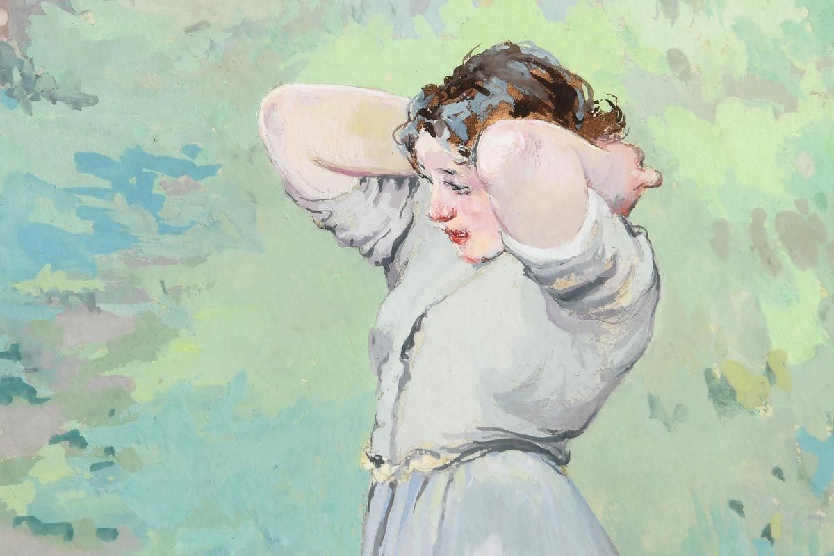 Howard Helmick | The Goose Girl | MutualArt