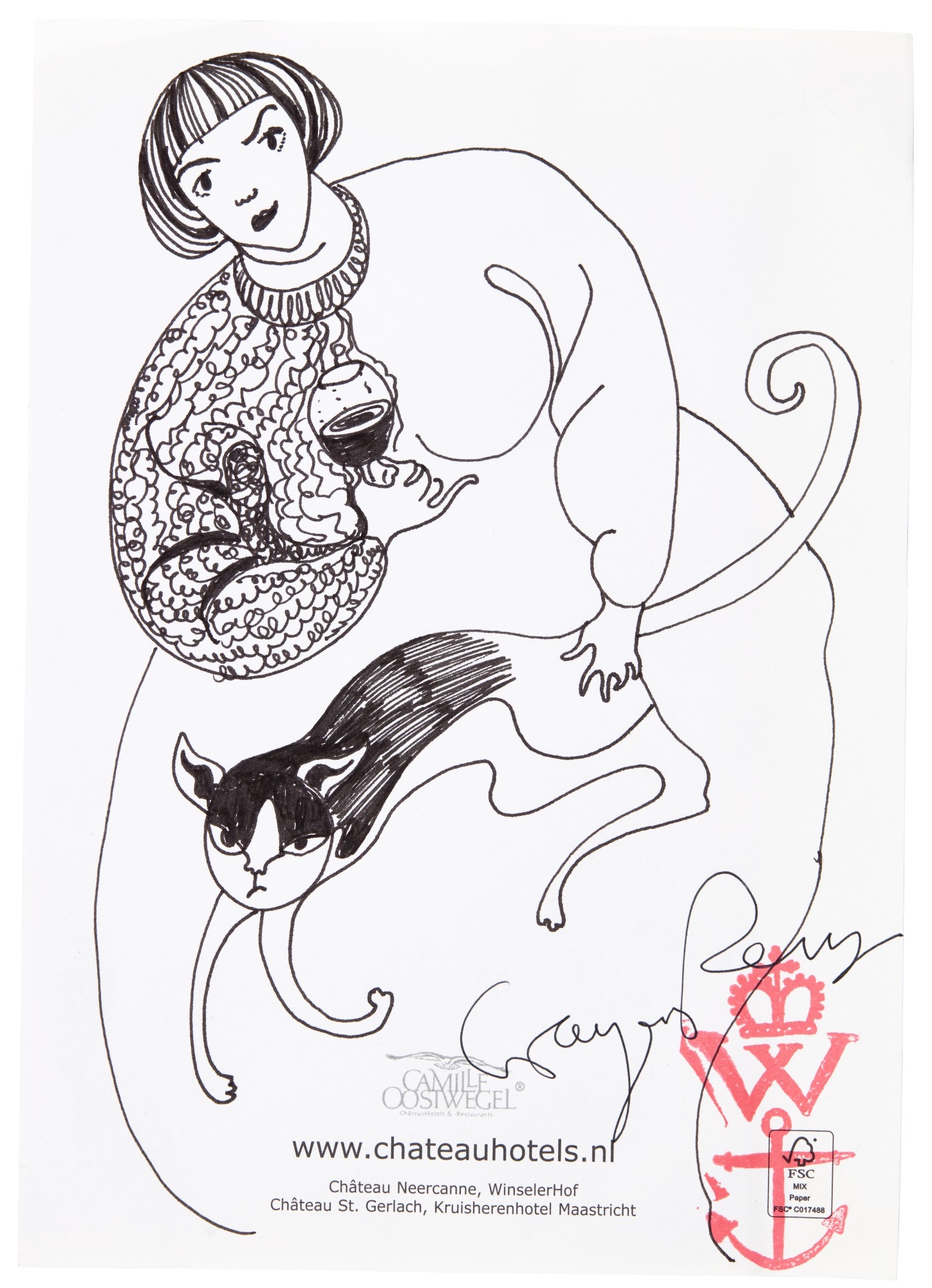 Grayson Perry | TWO WORKS: UNTITLED (WOMAN WITH CAT); UNTITLED (GHOST ...