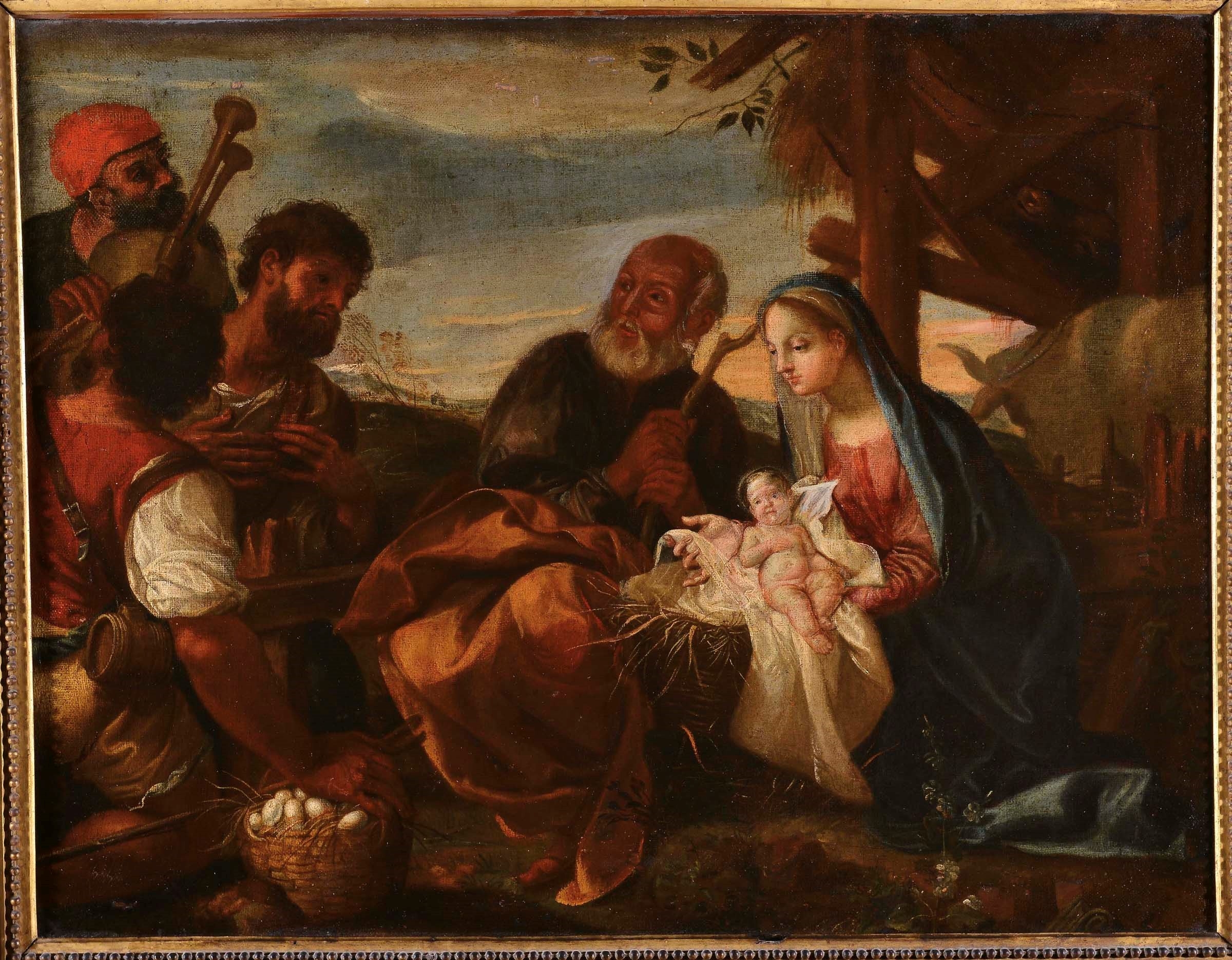 Venetian School, 17th Century | Adorazione dei pastori | MutualArt