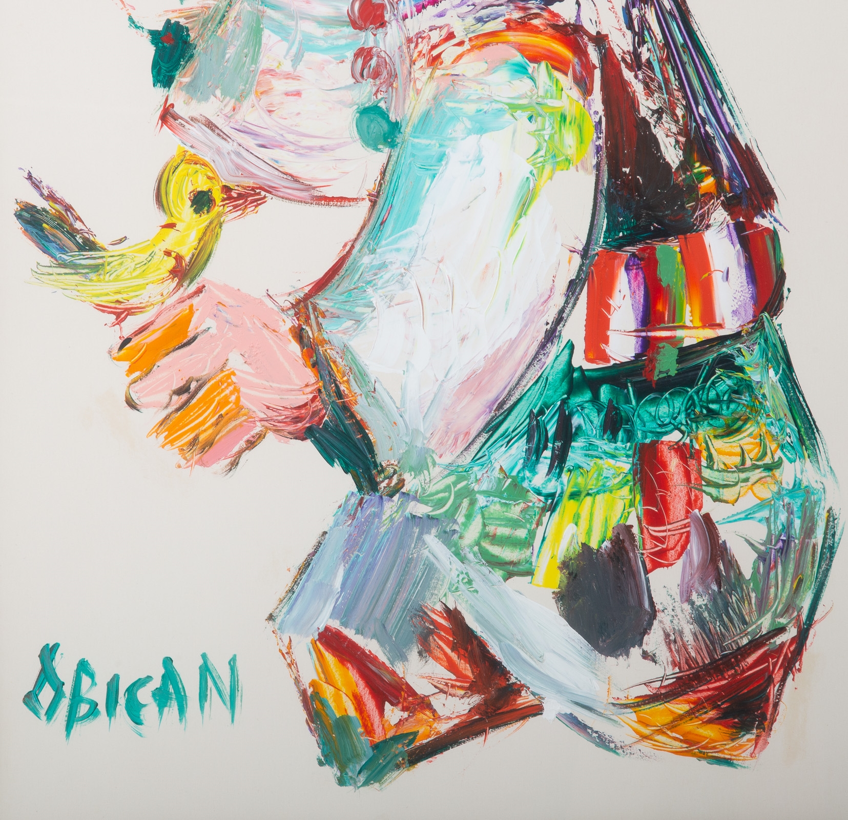 Jovan Obican | Man with Bird | MutualArt