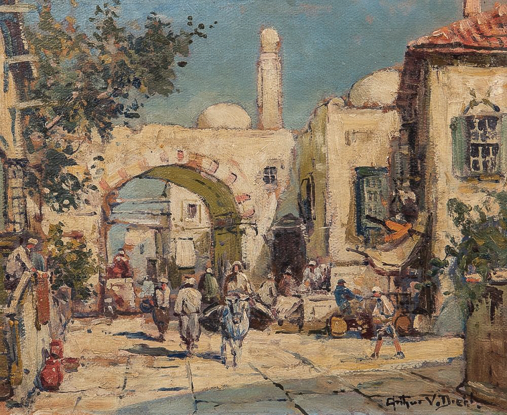 Arthur V. Diehl | Two Mediterranean Views | MutualArt