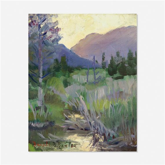 Donald Blagge Barton | Western Mountains and Trees (Circa 1928) | MutualArt