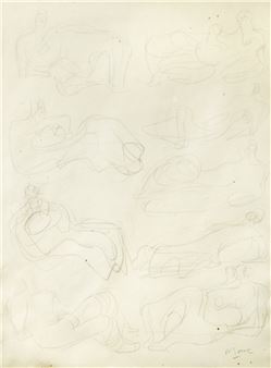 Moore Henry | Study of a Hand | MutualArt