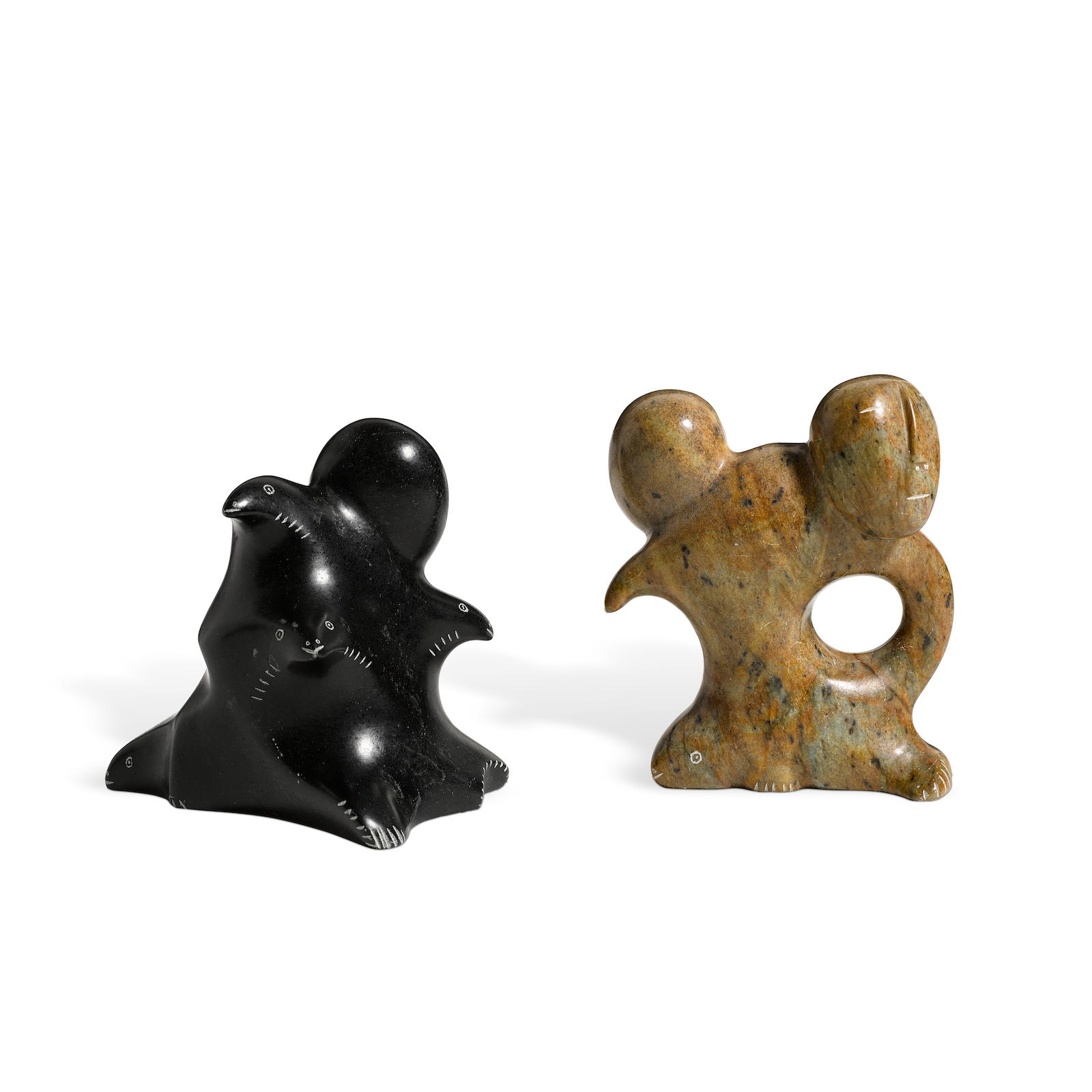 George Arluk | Two George Arlook/Arluk sculptures (2010) | MutualArt