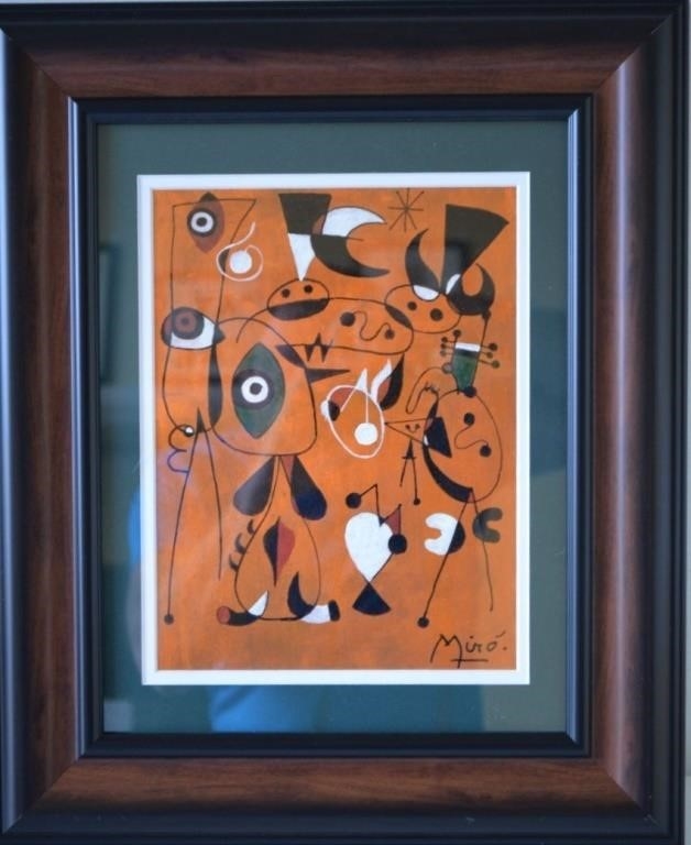 Joan Miró | Attrib. Joan Miro Drawing | MutualArt