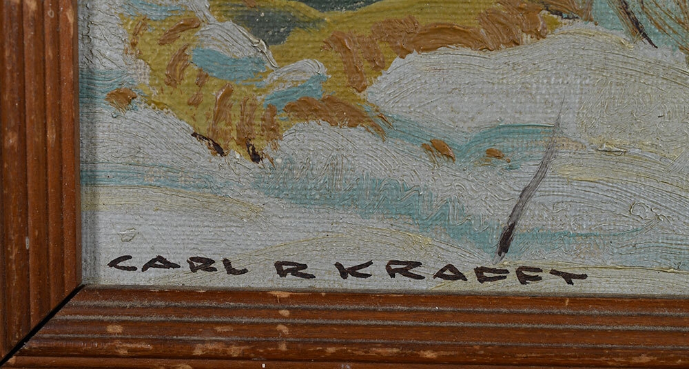 Carl Krafft | Winter Scene | MutualArt