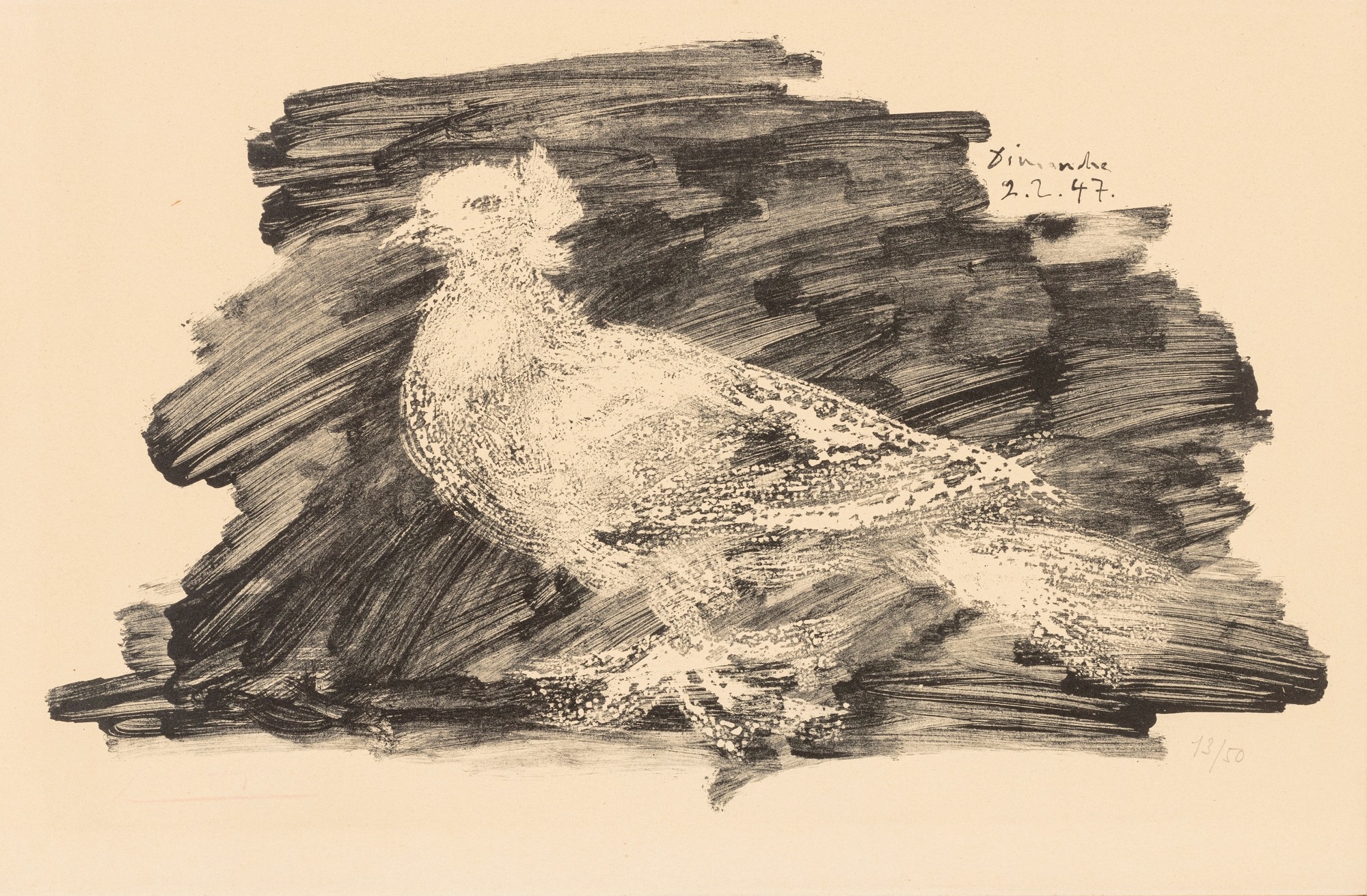 Pablo Picasso | Pigeon et ses Petits (1947) | MutualArt