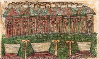 Zerihun Yetmgeta | 12 Artworks at Auction | MutualArt