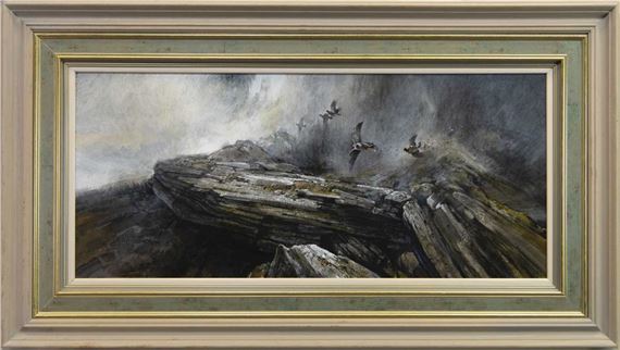 Alan Hayman | PEREGRINE FALCON AND GROUSE | MutualArt