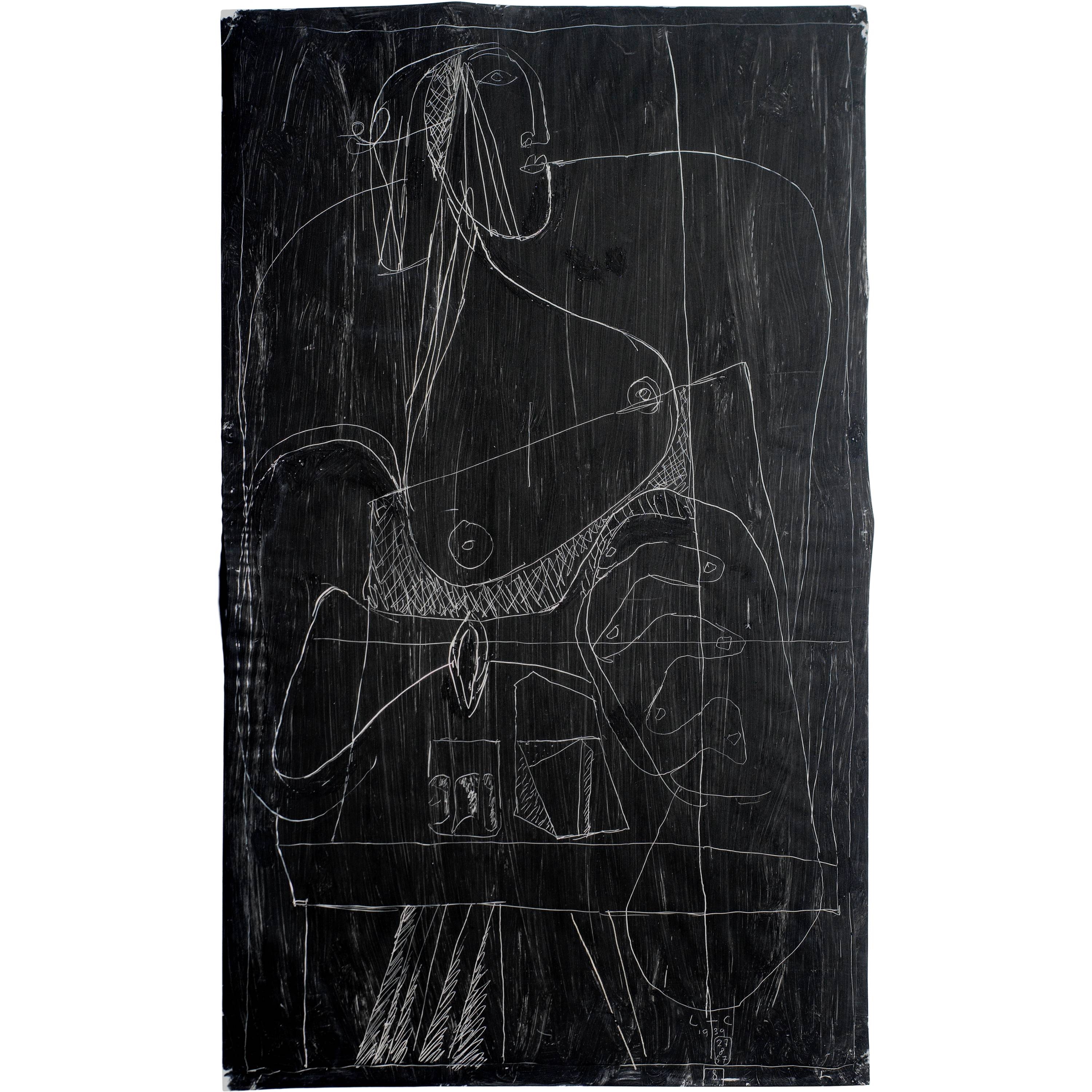 Corbusier Le | Femme à la bougie et avec mains croisées sur le thème d ...