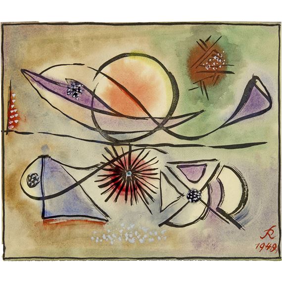 Hans Reichel | Composition No. 38 (1949) | MutualArt