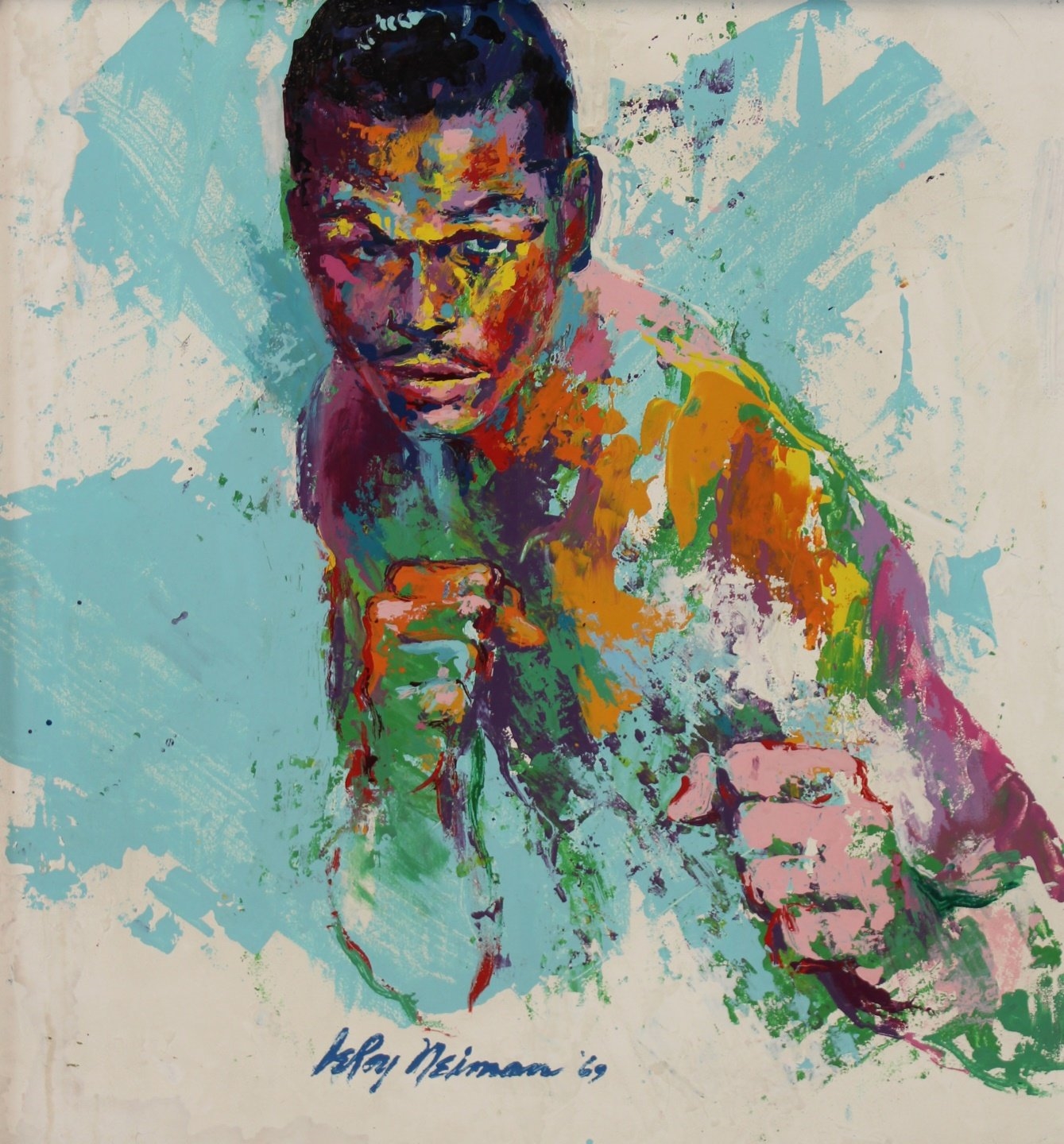 LeRoy Neiman | Sugar Ray Robinson (1969) | MutualArt