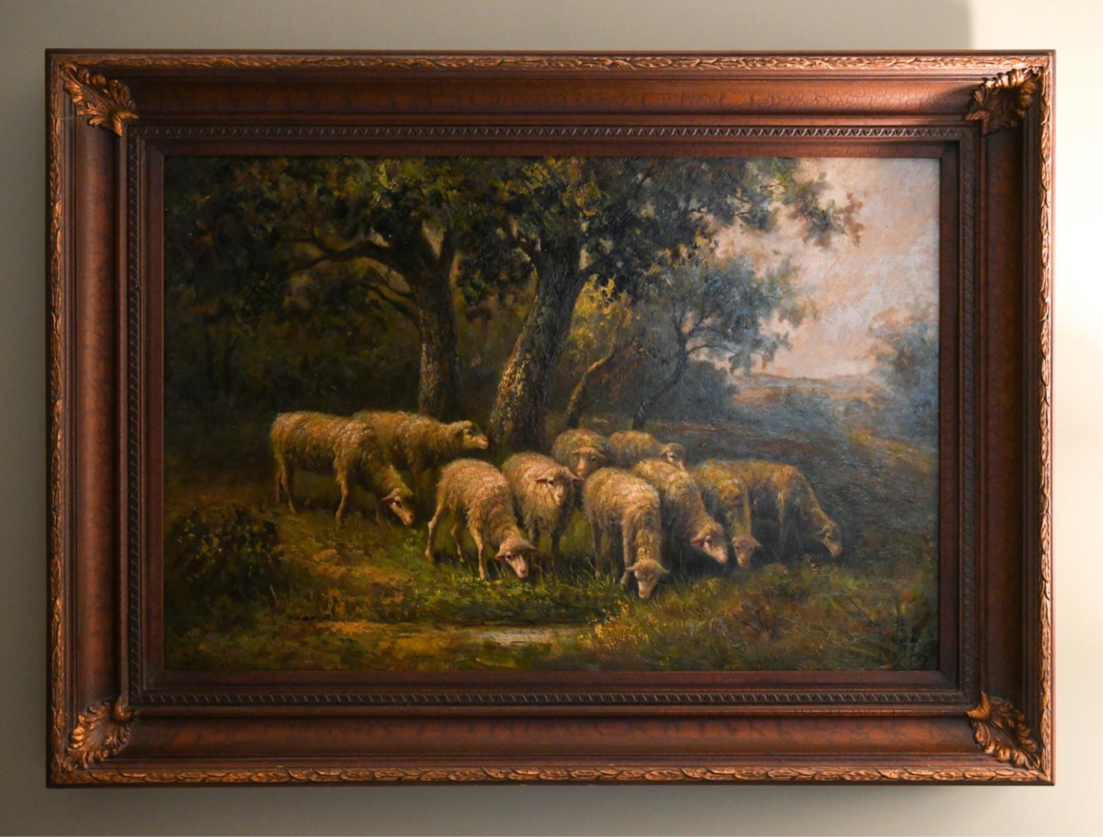 E. Masters | Painting of Sheep | MutualArt
