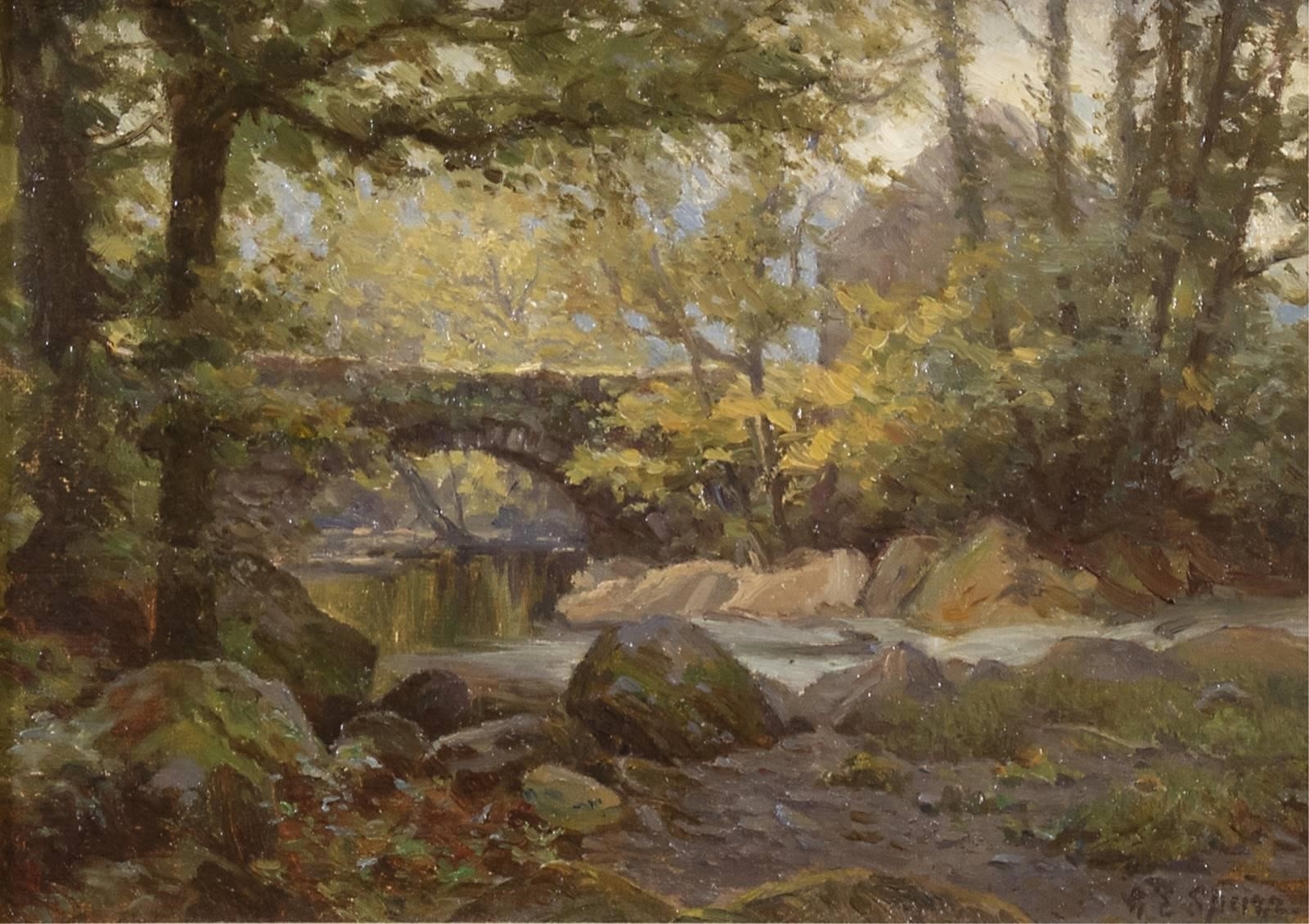 Gertrude Spurr Cutts | THE TORRENT WALK, DOLGELLAU, N. WALES | MutualArt