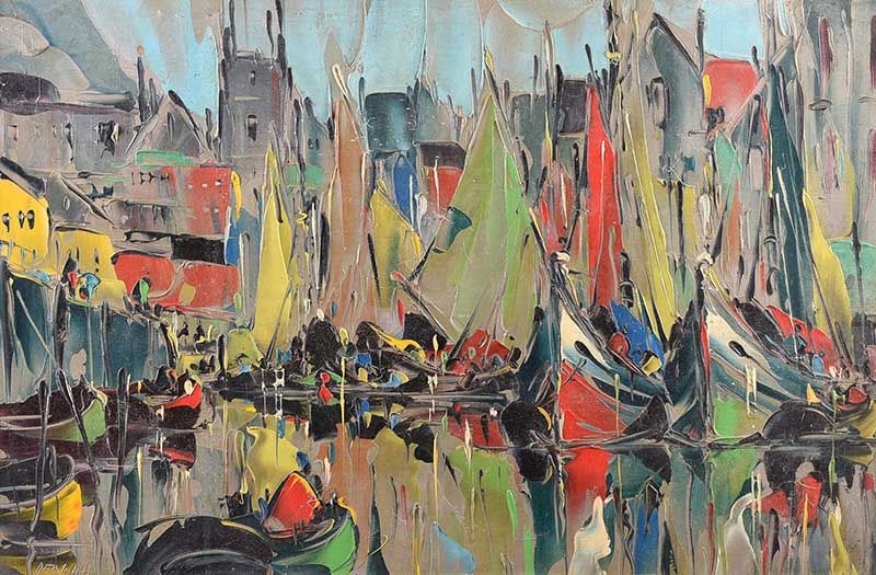 George Richard Deakins | 'Somerset Scene No. 2' | MutualArt